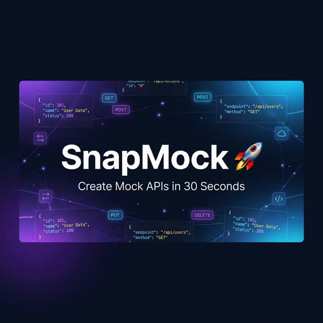 SnapMock | The Ultimate Mock API Server for Frontend Devs